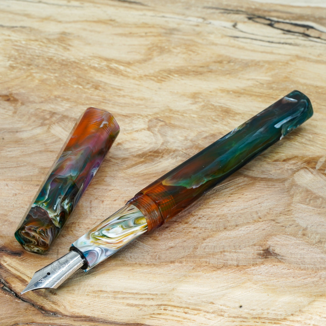 Premium Hexagon Fountain Pens - Handcrafted Faceted Design | Silverburl ...